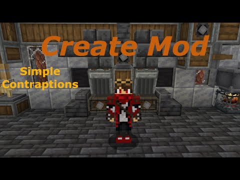 Simple Create contraptions - Create mod - YouTube