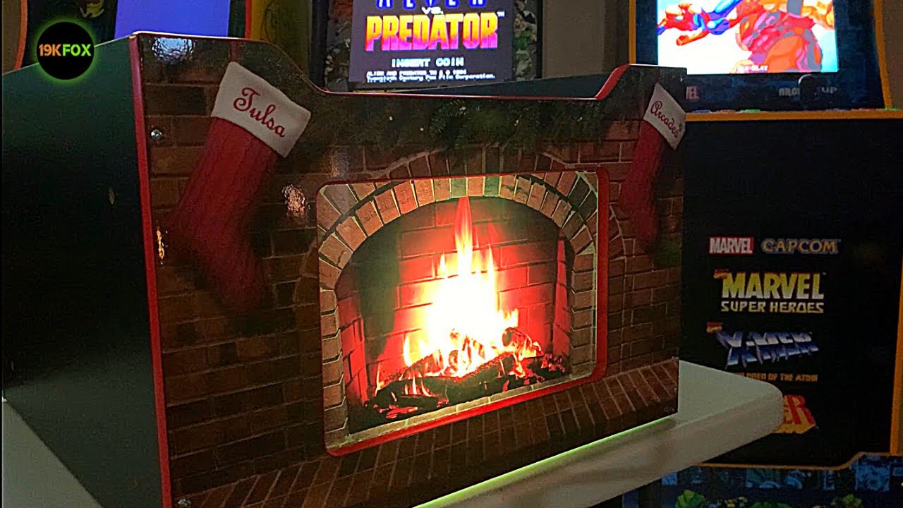 Tulsa Arcades Arcade1up Lit Holiday Riser Review - YouTube