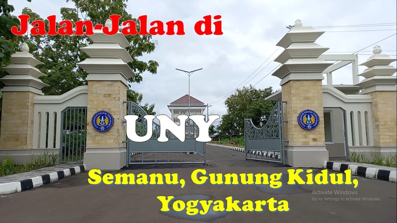 Jalan-jalan di Kampus UNY ( Universitas Negeri Yogyakarta) Semanu ...
