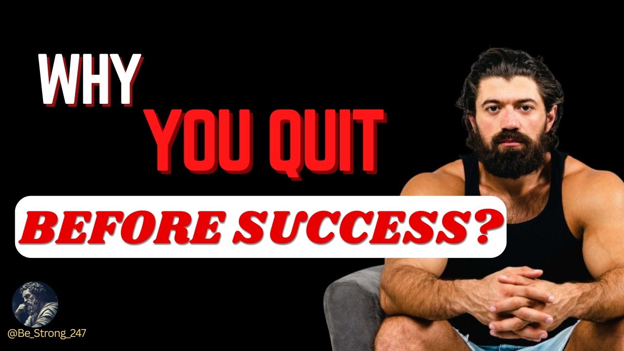 Why You Keep Quitting Right Before You Succeed (The 5 Stages) | Alex ...
