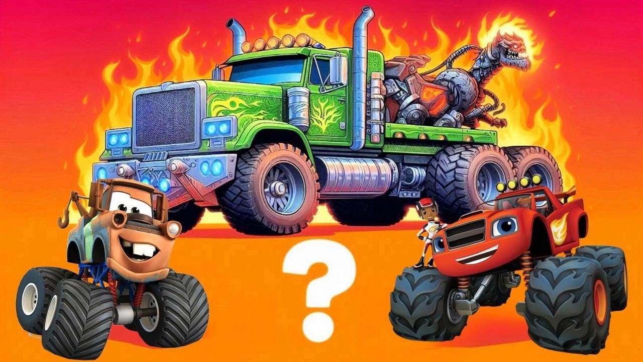 Guess the Transformer Car Correctly | Blaze and Monster Machines, Tow ...