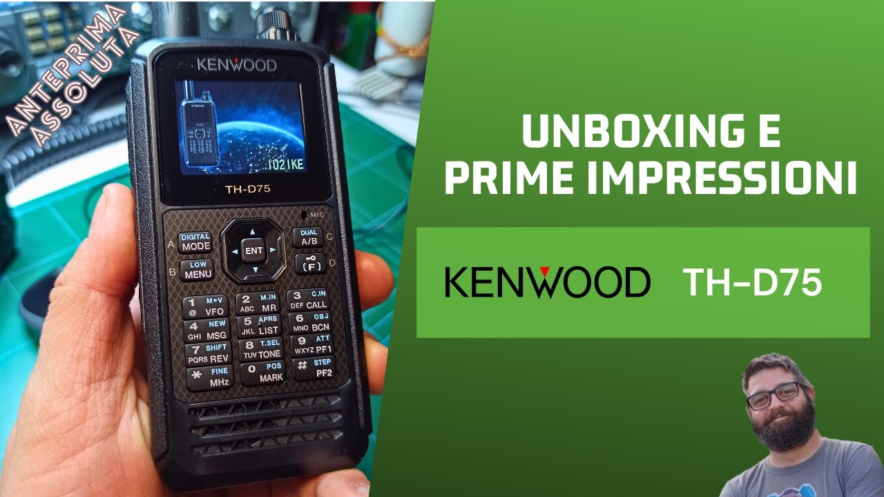 Unboxing e prime impressioni Kenwood THD75 - YouTube