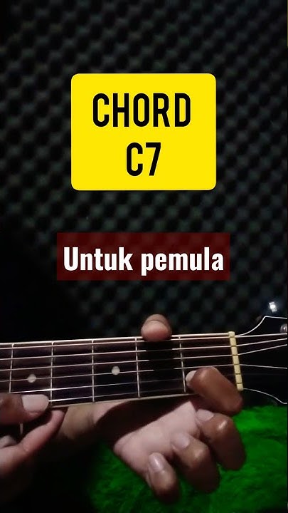 kunci gitar C7 untuk pemula #shorts - YouTube