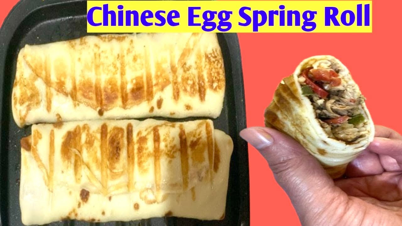 Spring Rolls | Egg Spring Roll | Spring Roll Recipe | Chinese Spring ...