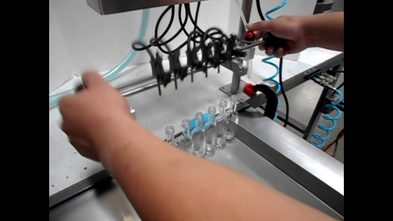 Timed flow volumetric filler - Mini-Pinch - Accutek Packaging Equipment ...