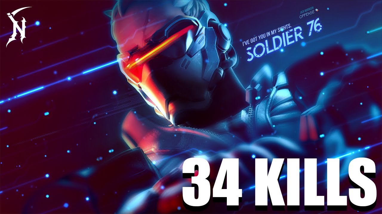 SOLDIER 76 HIGH KILL GAME - 34 KILLS! - OVERWATCH 2 FULL RELEASE ...