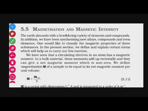 NCERT 5.5 MAGNETISATION AND MAGNETIC INTENSITY CLASS 12 CH 5 MAGNETISM ...