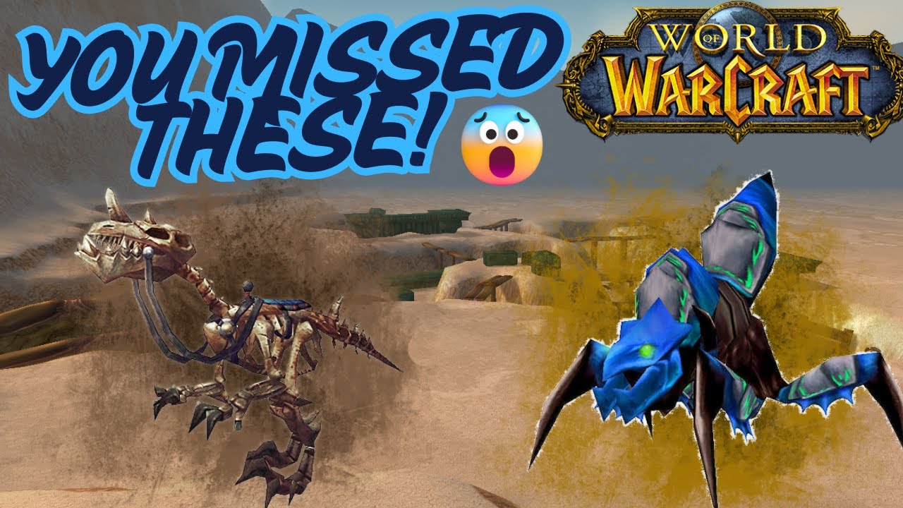 How to Get 2 EASY Mounts with Archaeology in WoW | Fossil & Tol’vir ...