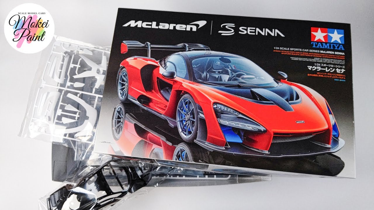 Tamiya McLaren Senna Build 1/24 Scale Model # 1 【開封】 - YouTube