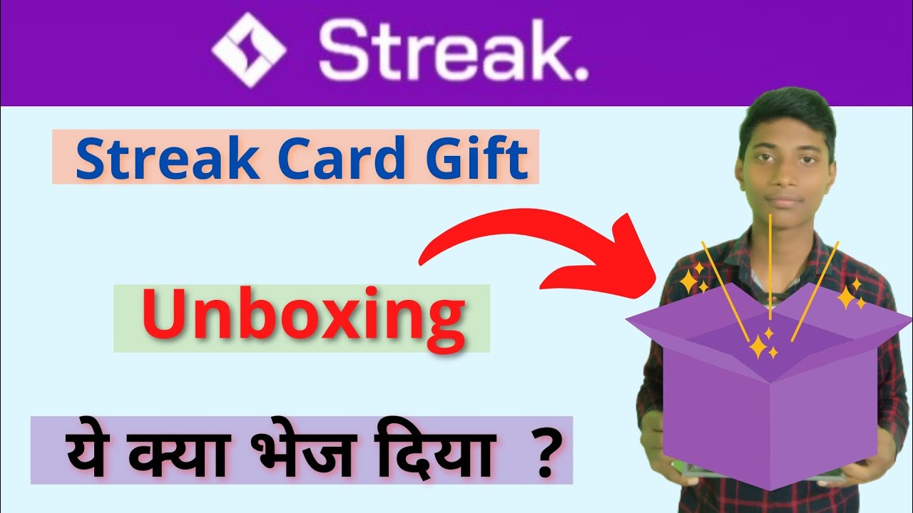 streak card reward unboxing || streak card gift unboxing || #streakcard ...