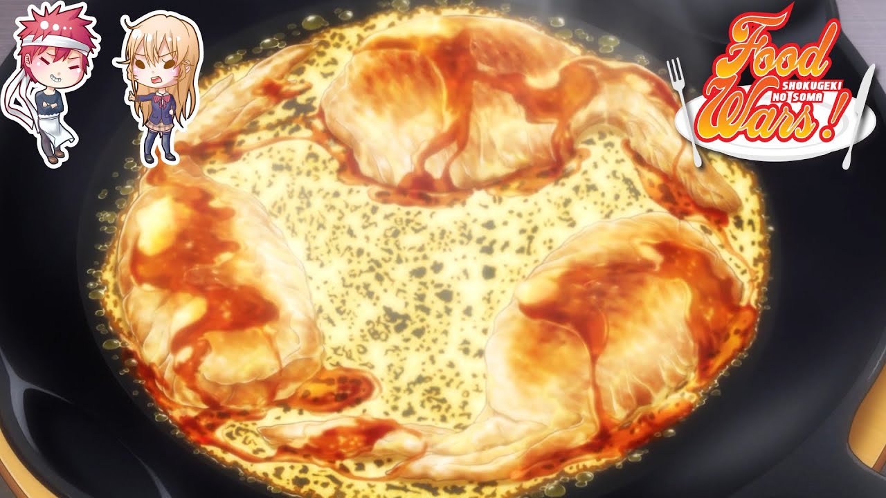 Making Chicken Wing Gyoza from Food Wars!!! - YouTube