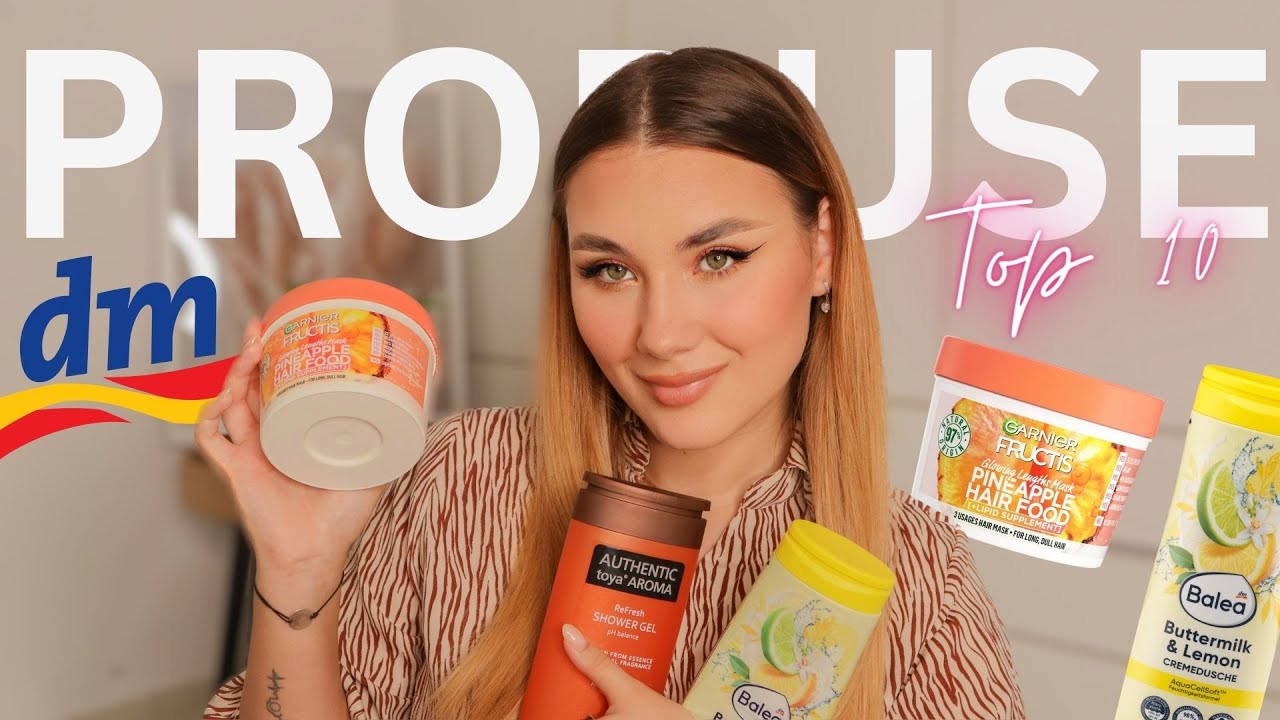 Top 10 Produse din Dm | Balea, Ziaja, Garnier - YouTube