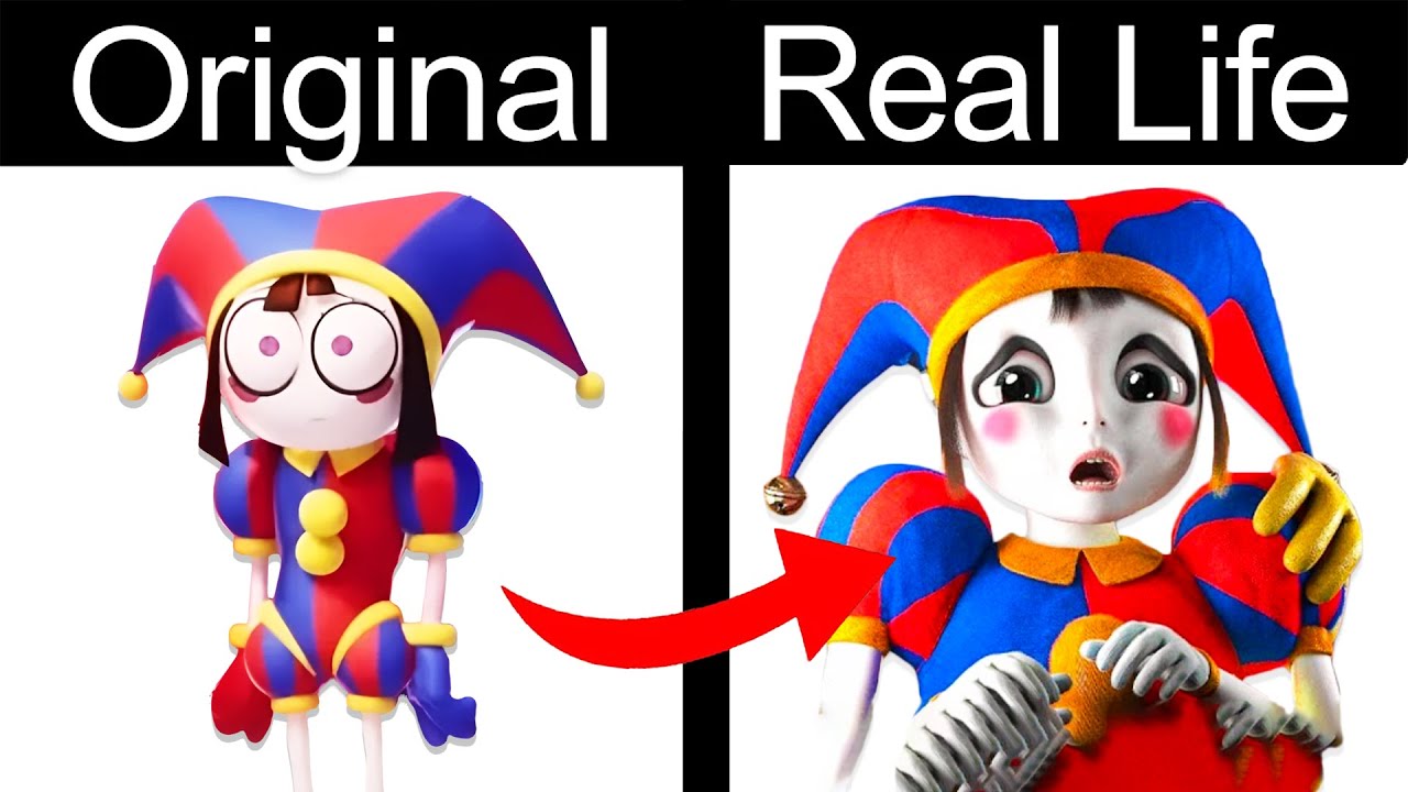 The Amazing Digital Circus in Real Life! Part 2 - YouTube