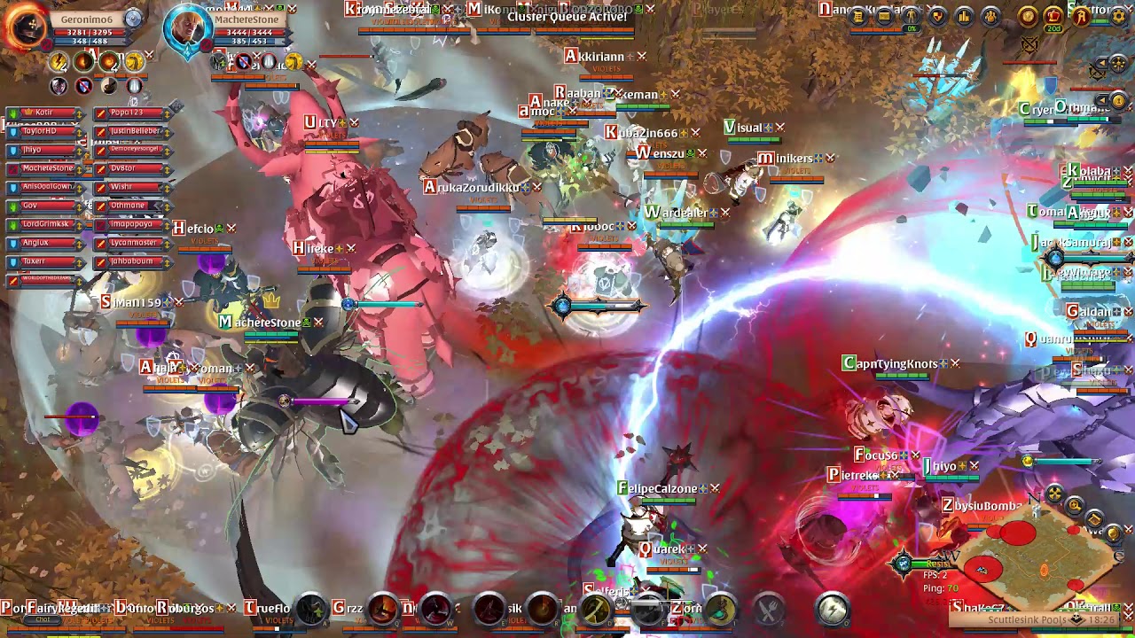Albion Online Tea Party ZvZ - YouTube