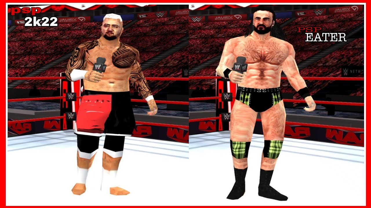 WWE 2K22 PSP, Android/PPSSPP-drew mcintyre vs solo sikoa - YouTube