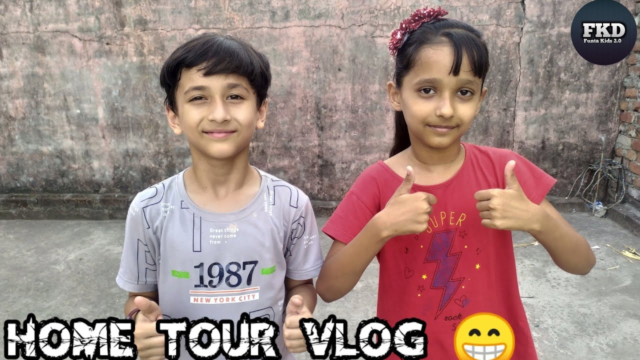 Home Tour Vlog|| My First Vlog Video|| Funta Kids 2.0 - YouTube