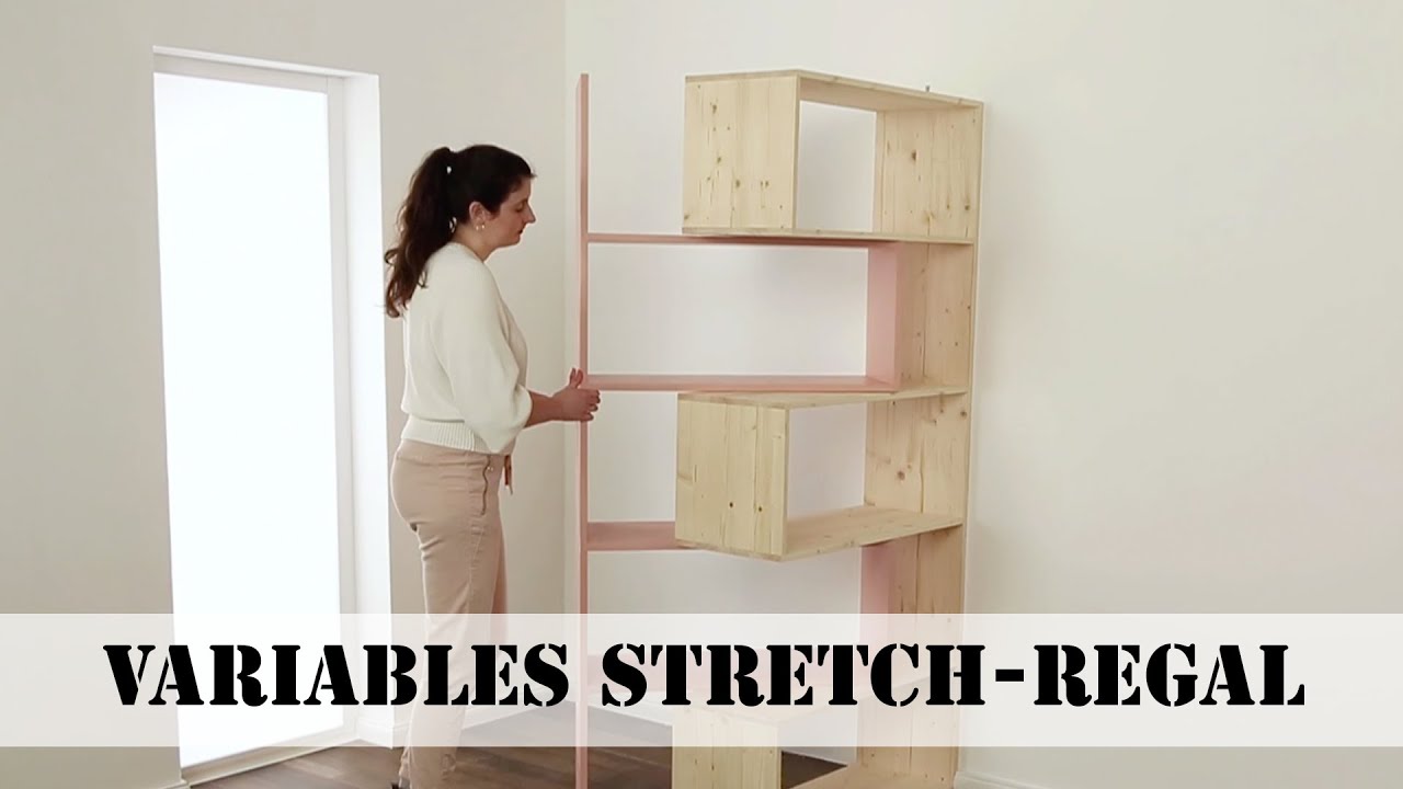 Ausziehbares Regal: Variables Stretch-Regal selber bauen - YouTube