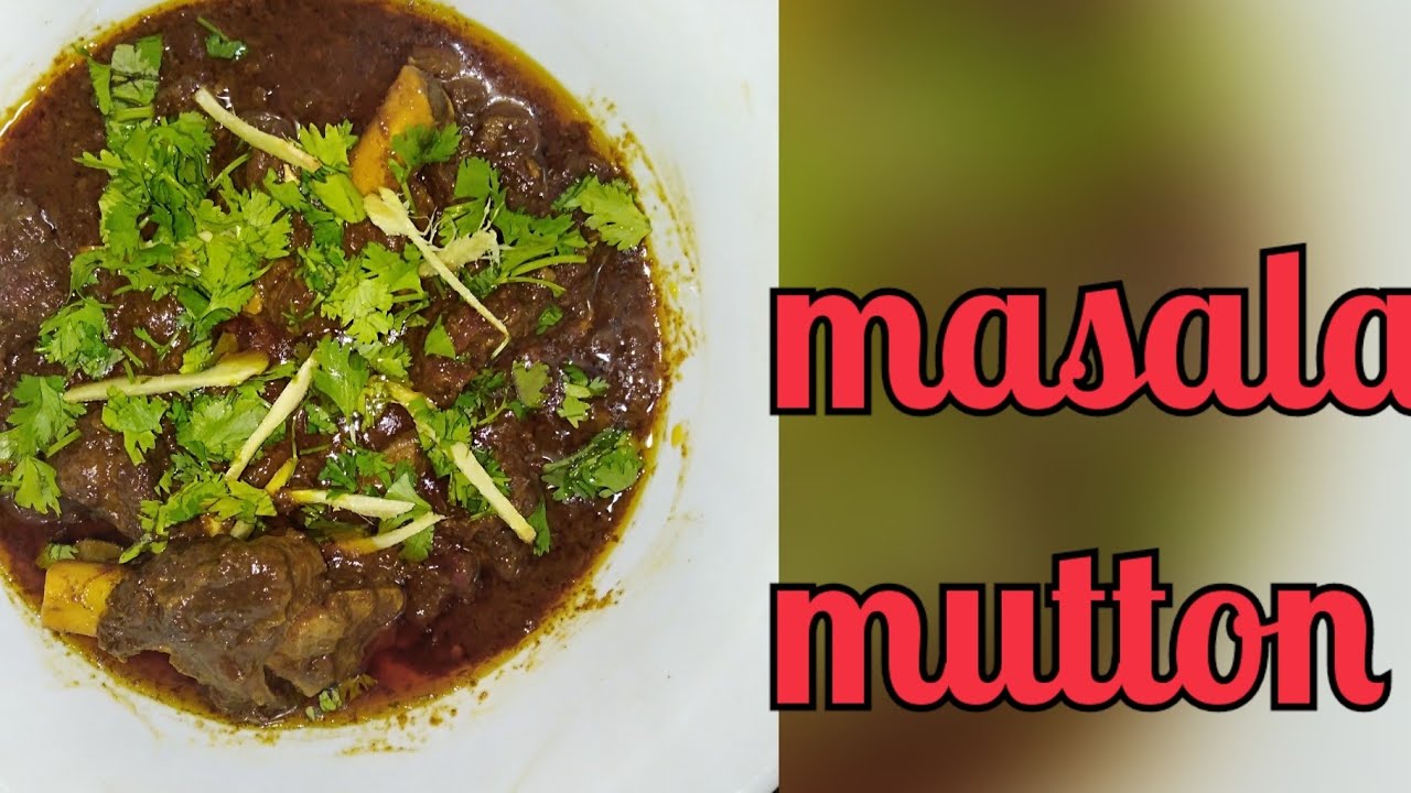 masala mutton ( daigi mutton masala) - YouTube