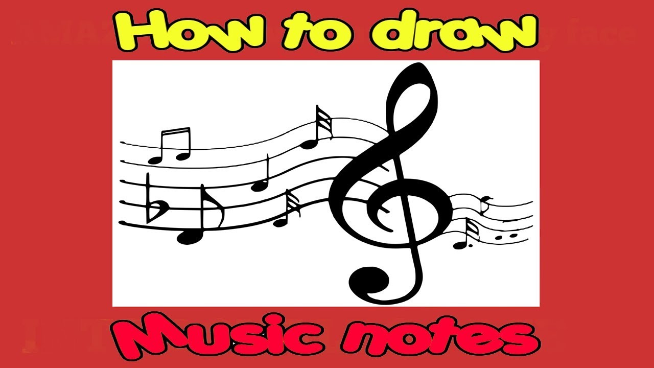 Music notes - How to draw music notes - Drawing Extra - YouTube