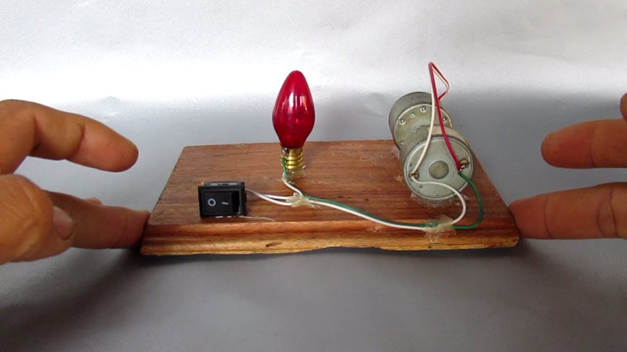 Free energy project easy - How to make free energy light bulb 12V with ...