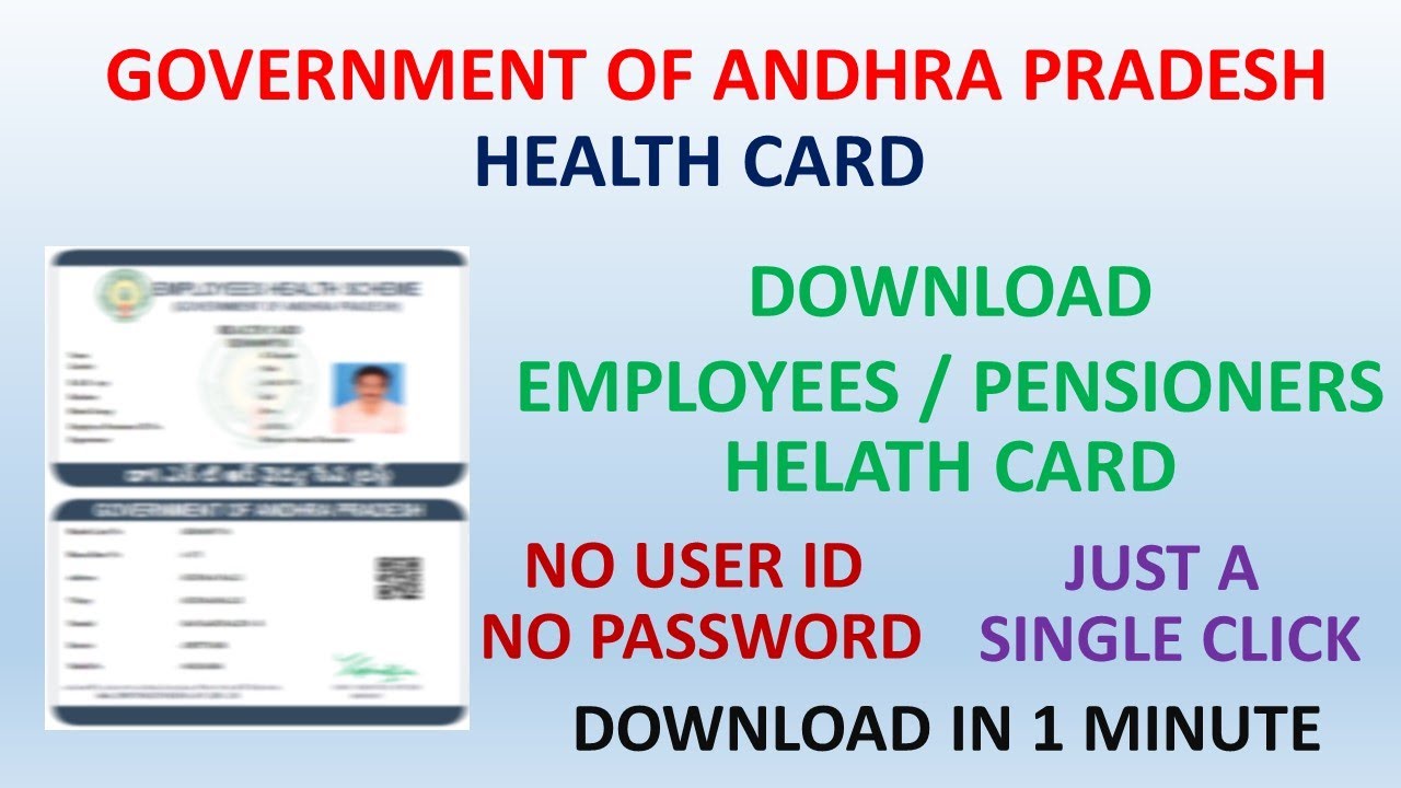 Download AP EMPLOYEES/PENSIONERS HEALTH CARD 2024 - YouTube