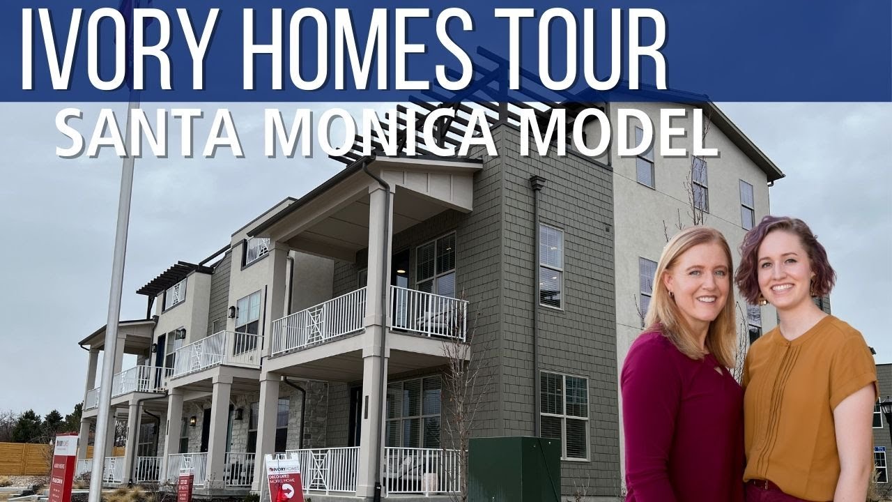 Tour Inside New Townhome Model | Ivory Homes | Murray Heights | Salt ...