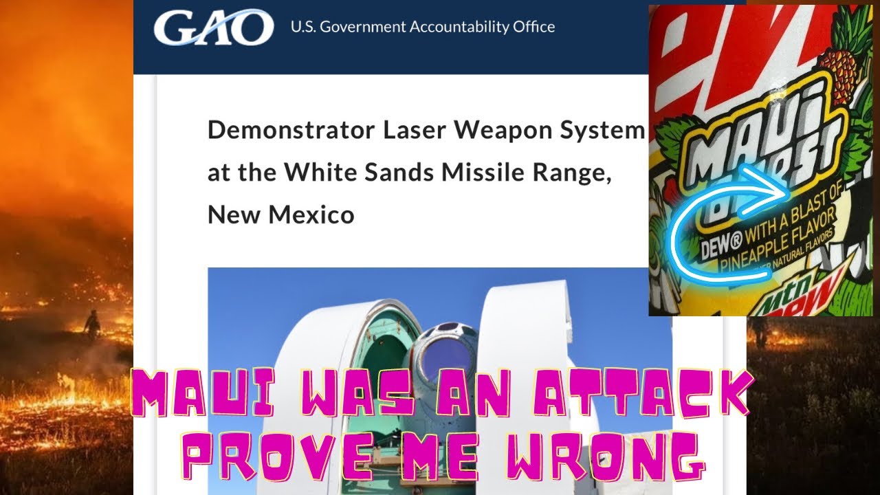 Proof Directed Energy Weapons Maui DEW 🔥 The rabbit hole is deep Larry ...