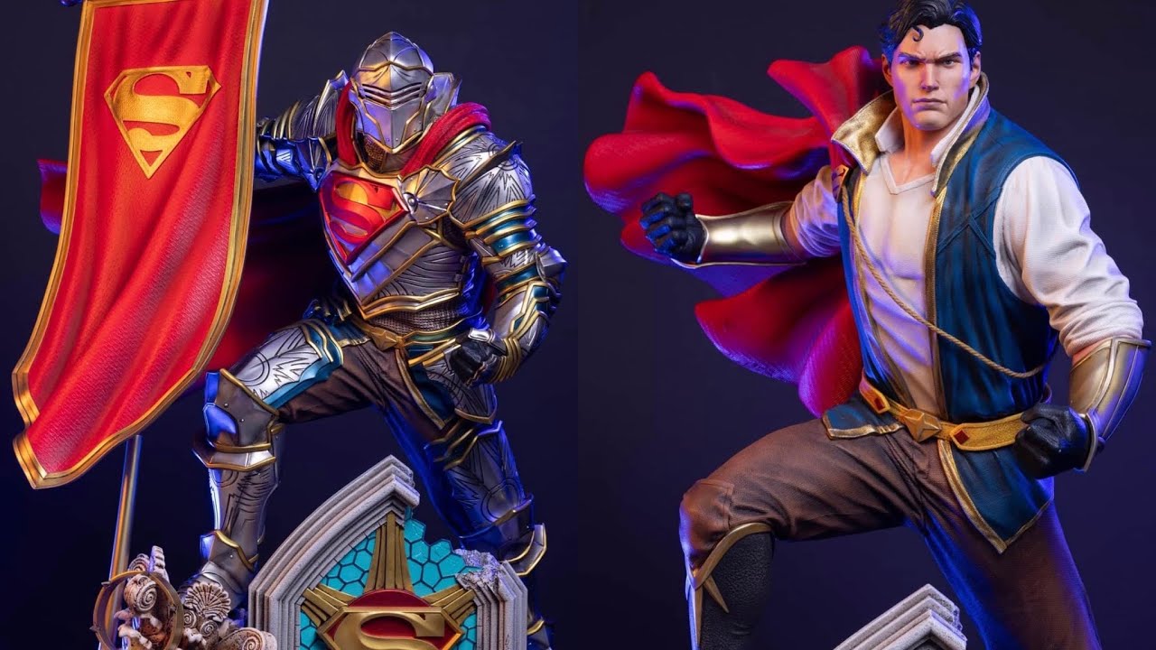 New Superman statue on display by xm studios - YouTube