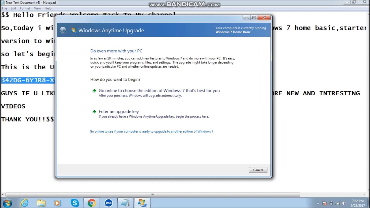 How To Upgrade Windows 7 to Windows 7 Ultimate For Free By shivanshu ...