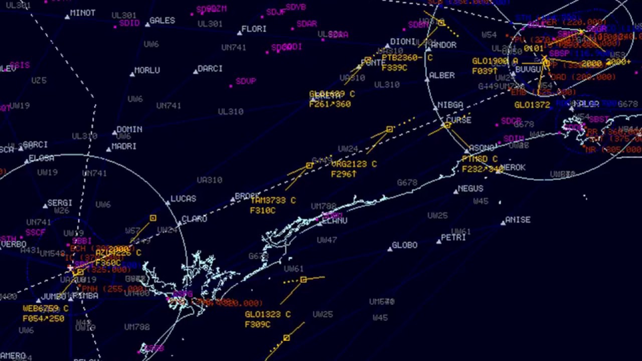 radar e fonia - Ivao - YouTube
