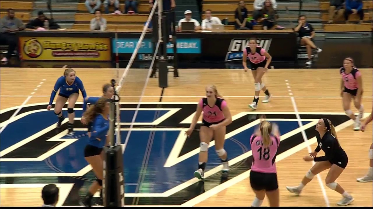 Volleyball vs. Lake Superior State Highlights - YouTube