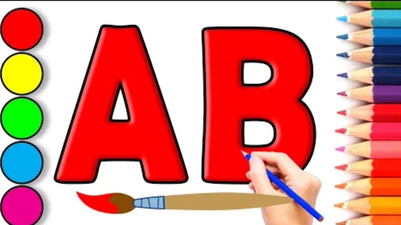 영어놀이 Learn Alphabet 알파벳 대문자 그리기 색칠하기 Abc Song 어 Pl린이 동요들으며 알파벳 읽기 색깔놀이