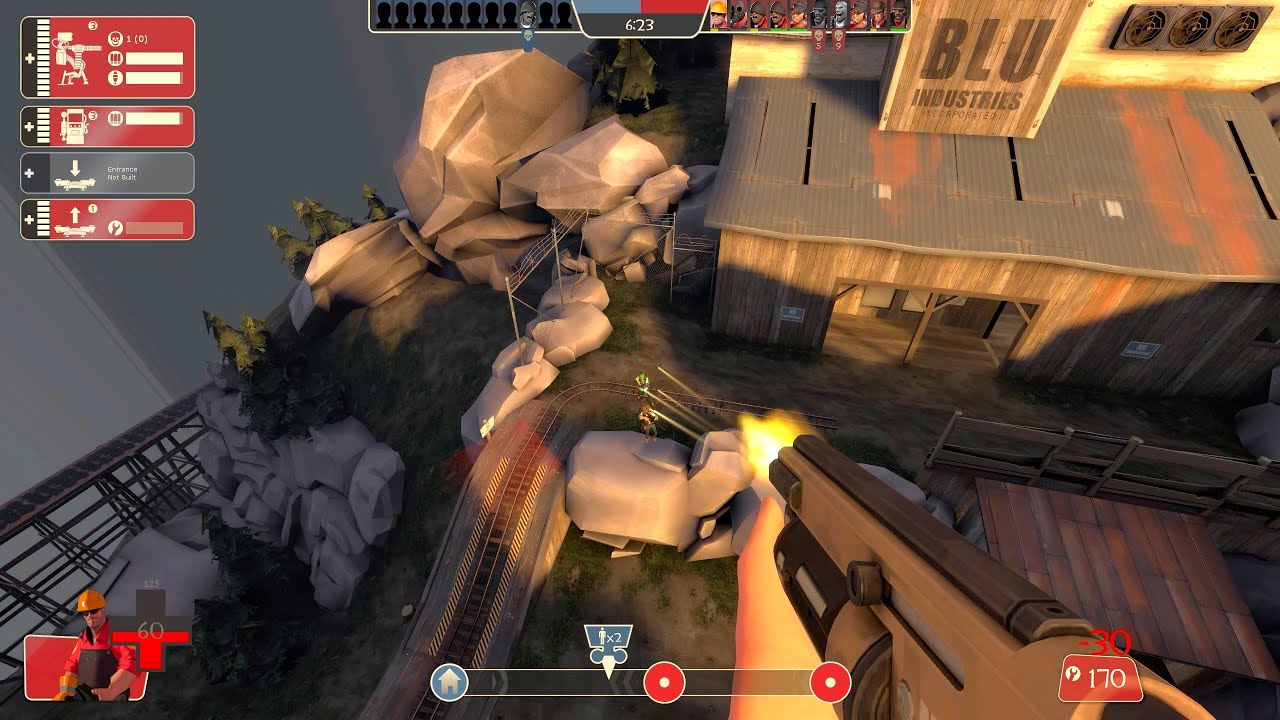 doing a 360 sentry jump then missing 4 shots - YouTube