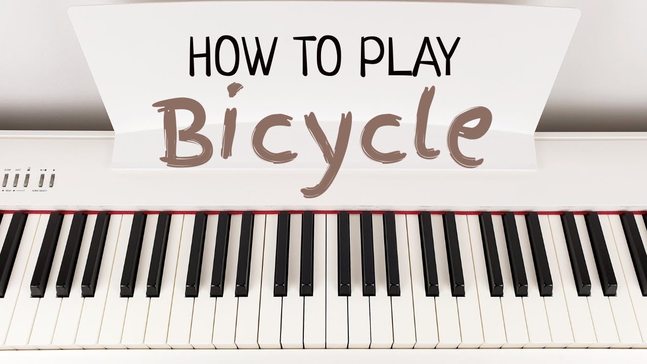 RM - Bicycle | Piano Tutorial by Lolav | - YouTube