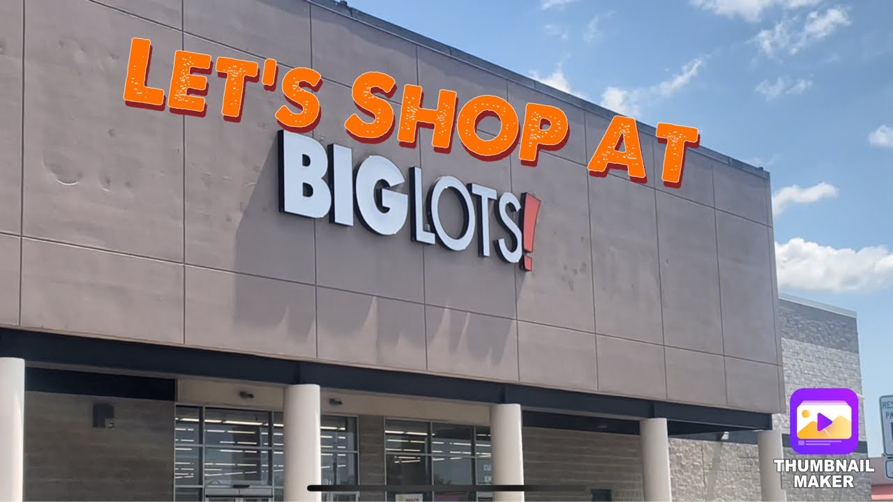 Let's go Shopping at Big Lots! Browsing Discount sale clearance items ...