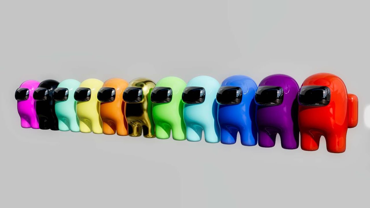 Among US soft body simulation race by C4D| who's gonna win? #002 - YouTube