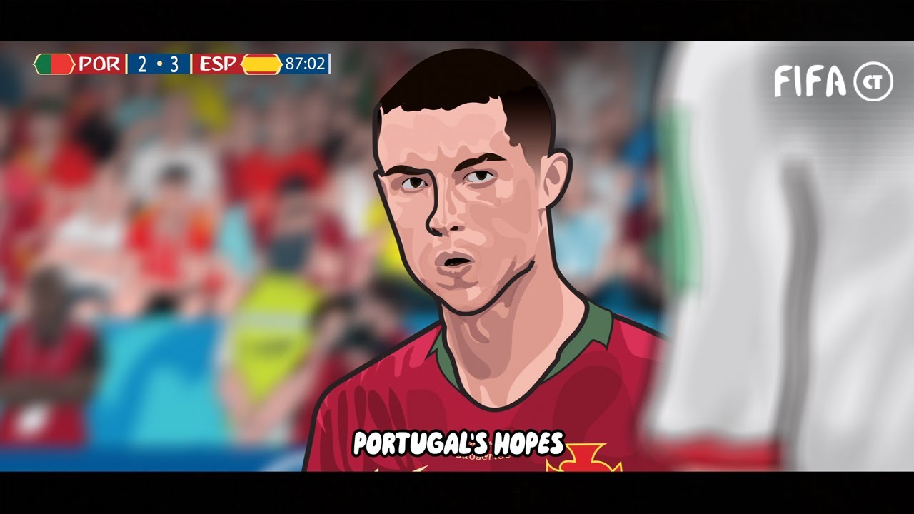 The moment Portugal vs Spain SHOCKED the world cup (animated ...