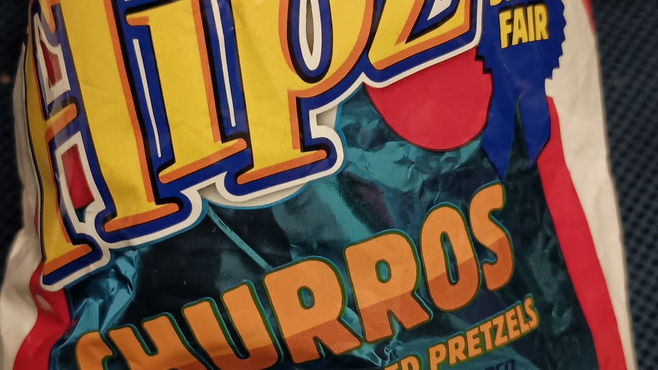 Flipz state fair pretzel covered churros flavored snacks "new" taste ...