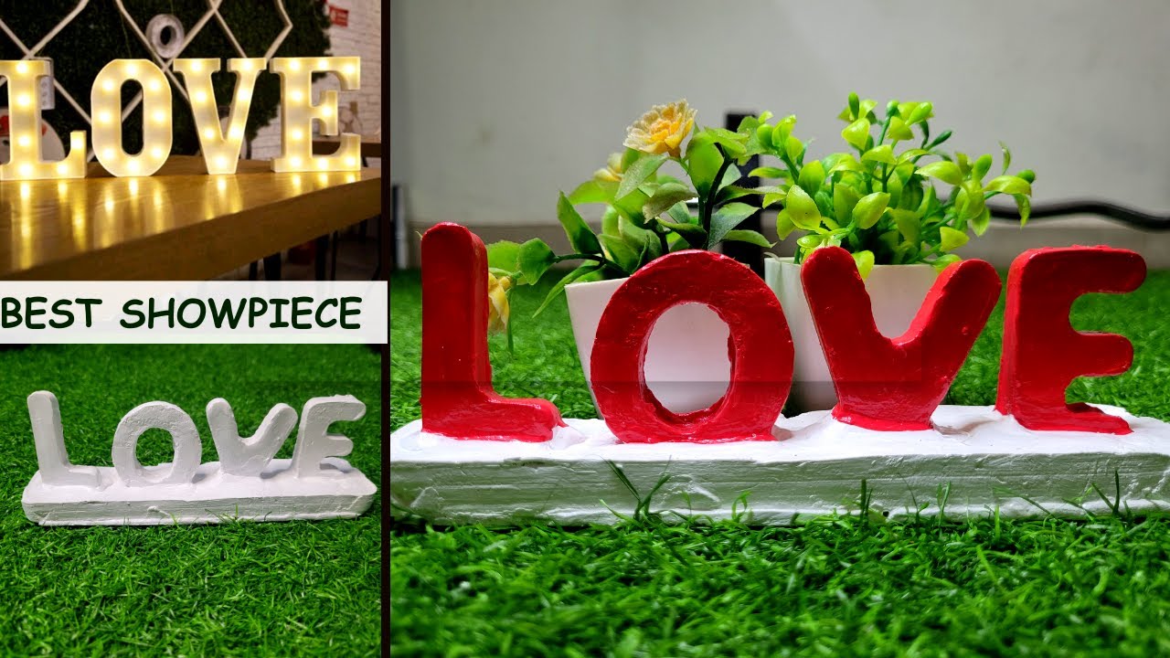 A beautiful Showpiece DIY | Easy home decoration ideas | घर सजाने के ...