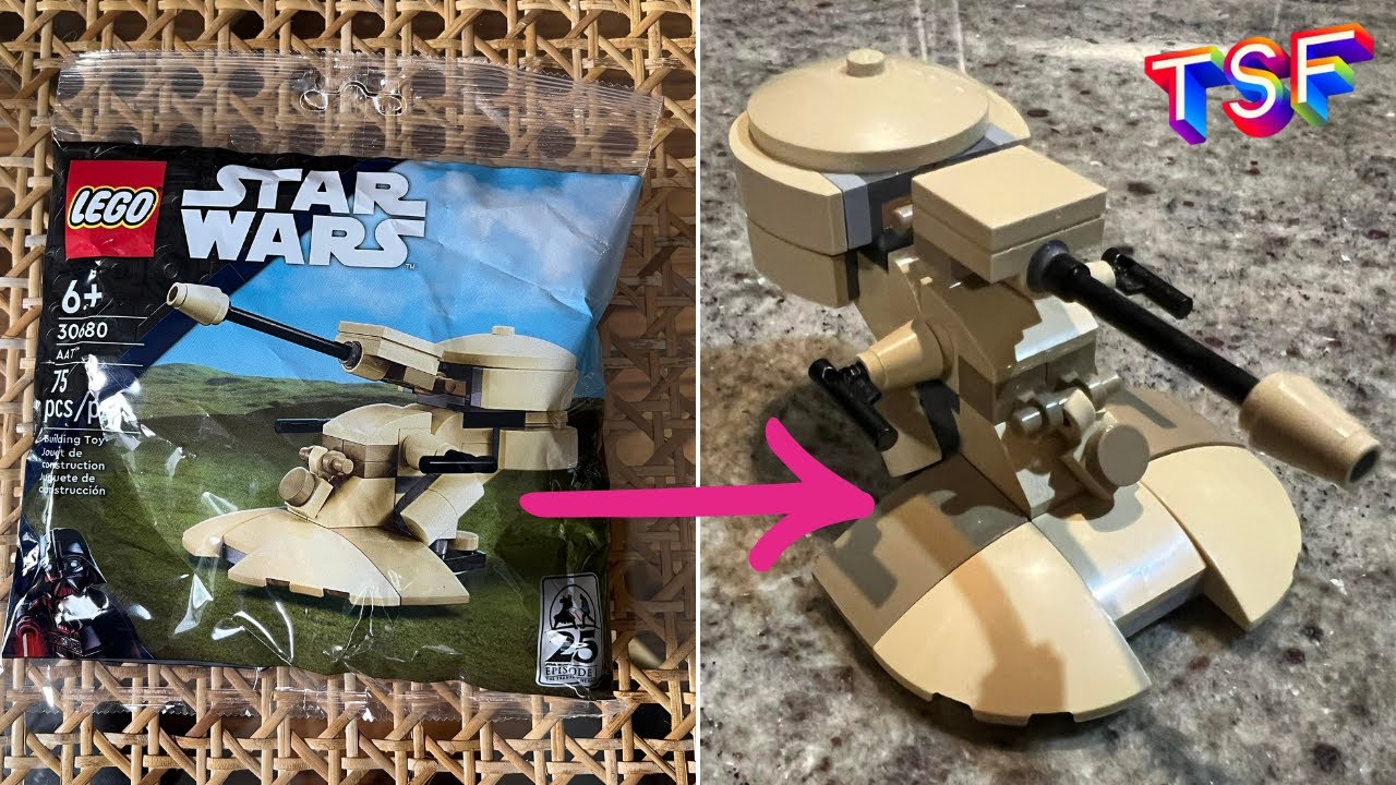 Lego Star Wars 30680 AAT Polybag Speed Build - YouTube