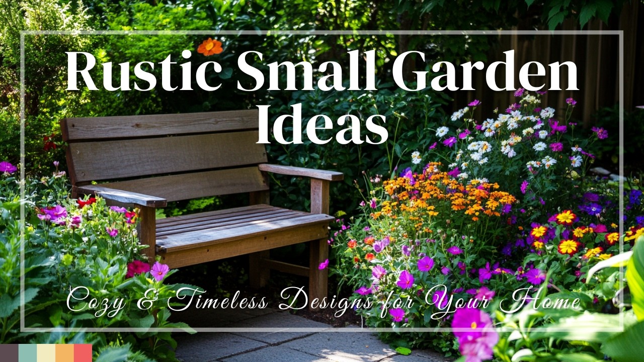 Rustic Small Garden Ideas | Cozy & Timeless Designs for Your Home - YouTube