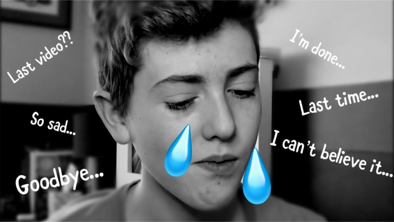 MY LAST VIDEO *emotional* (real tears) - YouTube