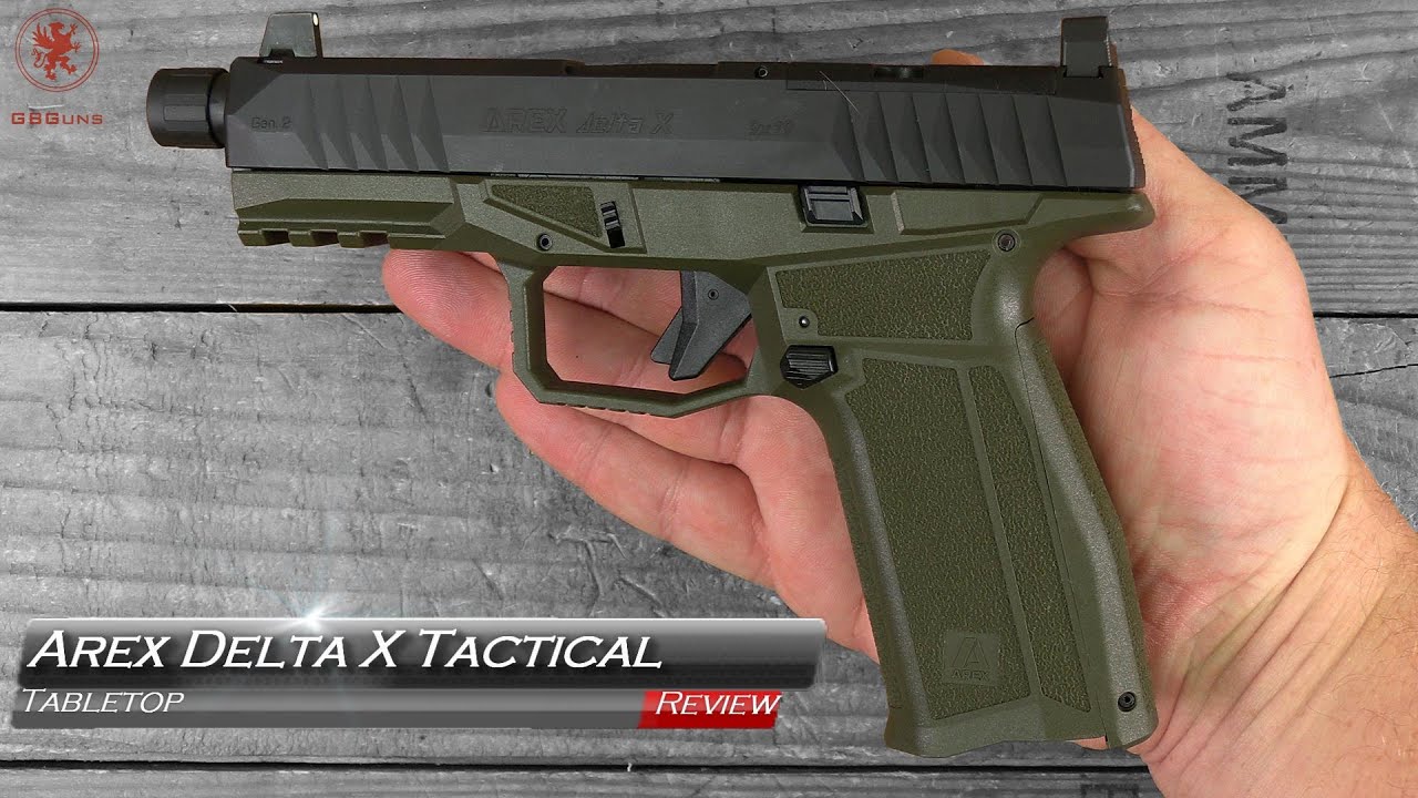 Arex Delta X Tactical Tabletop Review and Field Strip - YouTube