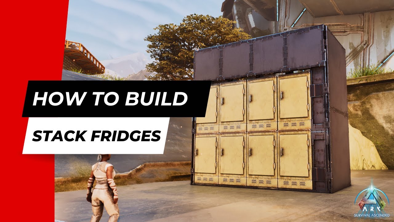 How To Stack Fridges | ARK: Survival Ascended | Vanilla Building Trick ...