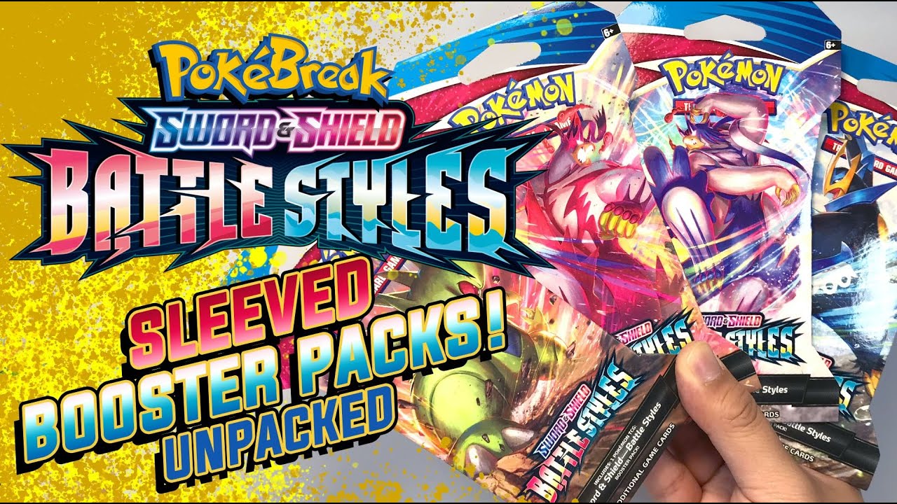 Pokemon Battle Styles Sleeved Booster Packs Unpacked! - YouTube