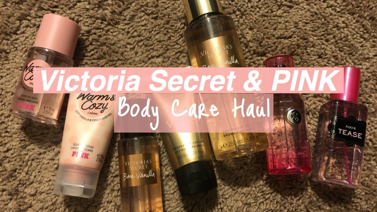 VICTORIA’S SECRET PINK BODY CARE HAUL - YouTube