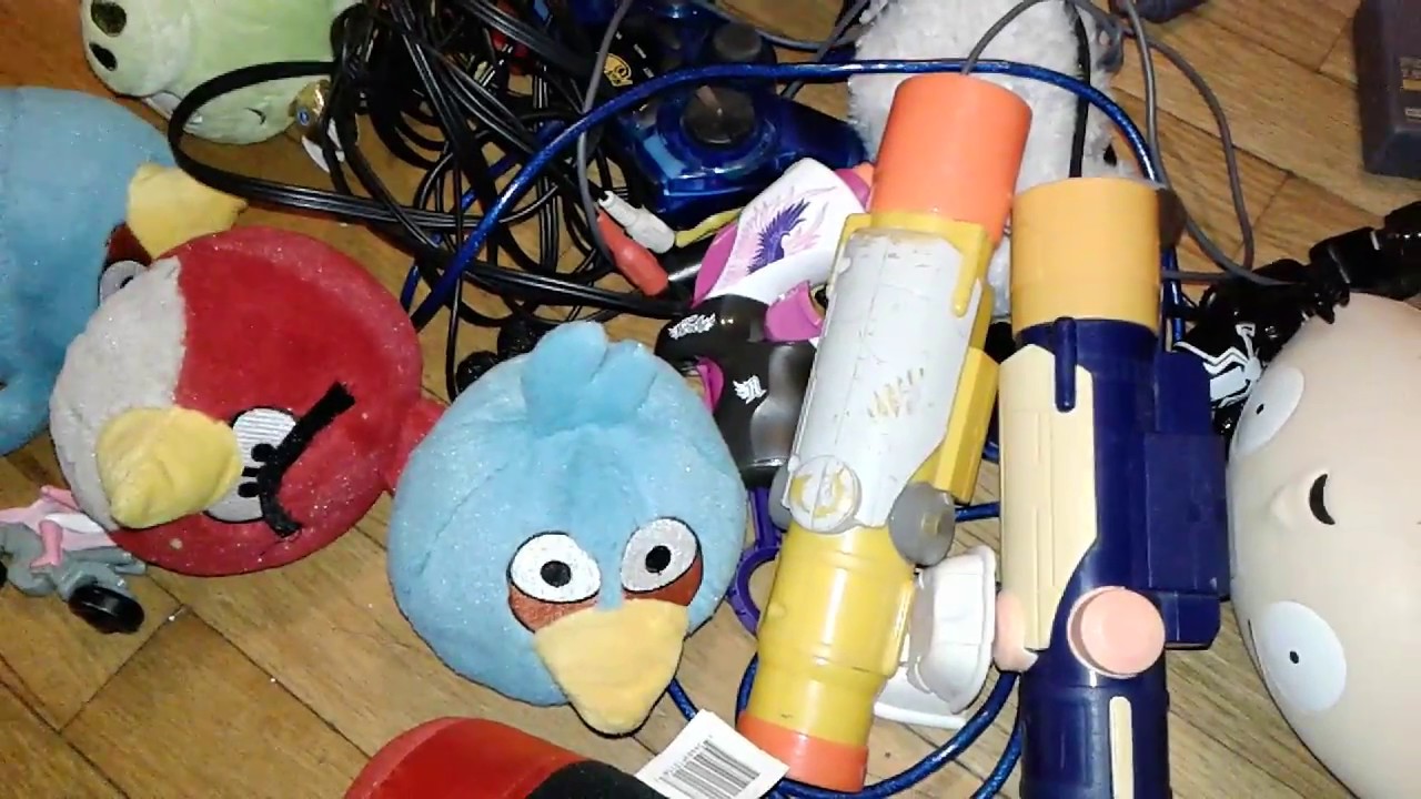 Goodwill Haul Nerf, Angry Birds, PS1 Control, Lego - YouTube
