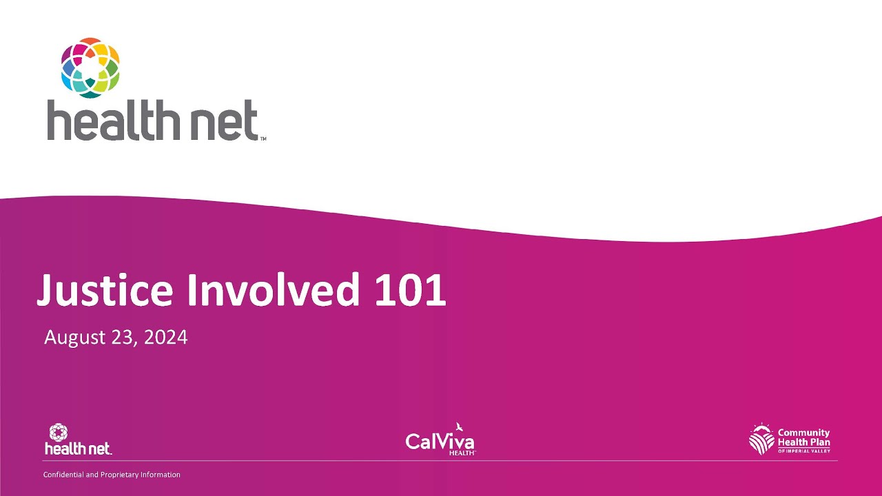 CalAIM - Justice Involved 101 - YouTube