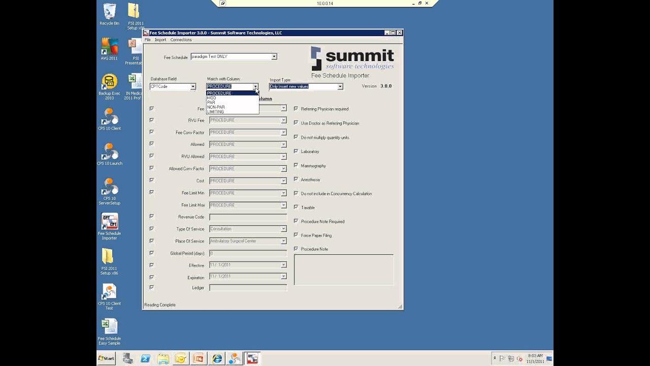 GE Centricity Fee Schedule Importer - YouTube