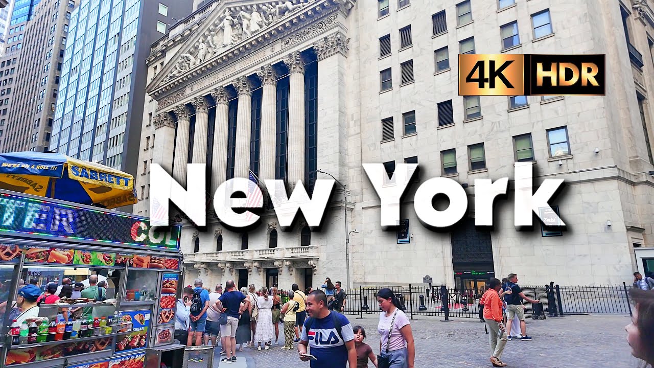New York City Walking Tour: Discover Downtown Manhattan in 4K HDR - YouTube